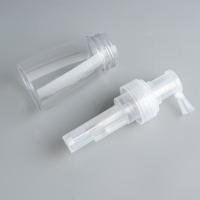 China 35gr Clear Transparent Powder Spray Bottle Empty Plastic Press Powder Pump Dispenser for Hair Dry Cleaning for sale