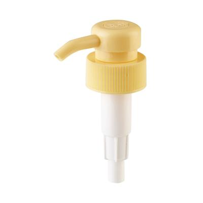 China 33mm Ribbed Collar Cosmetic Lotion Pump Replacement Pump for Shampoo Shower Gel Bottle for sale