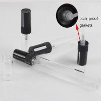 China Slim Transparent Pocket Perfume Dispenser Vial Reusable Mini Mist Spray Bottle for sale