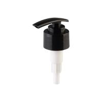 China 32/410 Lotion Pump Dispenser White Ribbed Plastic Liquid Pump for Shampoo and Body Wash Bottle Professional Cosmetic Packaging for sale