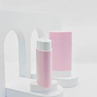 China 40g Flat Oblong Top Fill Deodorant Stick Container PP Plastic Top loading Replaceable for sale