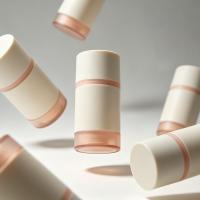 China New Design 35g 50g 75g PP Double Shell Body Fragrance Deodorant Balm Stick Container for sale