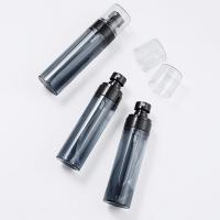 China 15ml 30ml 50ml 80ml 100ml 120ml PET Fine Mist Spray Bottle Cream Pump Unique Transparent Plastic Spray Pump Bottle for sale