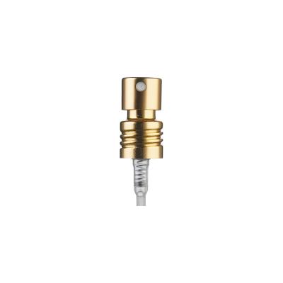 China 15mm Crimp-on Aluminum Fine Mist Sprayer Pump 0.15cc Output Perfume Spray Nozzle for Cosmetic Bottle for sale