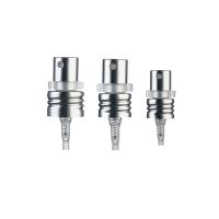China 15mm Crimp-on Aluminum Fine Mist Sprayer Pump 0.15cc Output Perfume Spray Nozzle for Cosmetic Bottle for sale