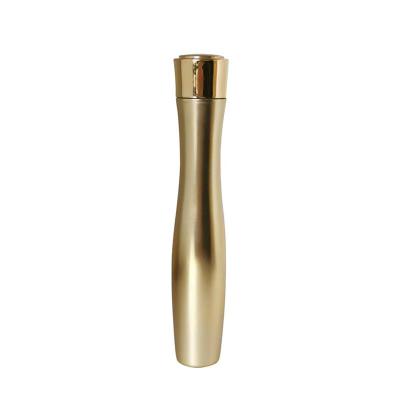 China Luxury Gold 10/15ml Stainless Steel Pump Bottle Refillable Non-Spill Easy Open for Perfume  Liquid for sale