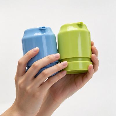 China Rotary Lock Airless Bottle, Glossy Colorful Plastic Rotating Switch Airless Pump Bottle for Skincare for sale