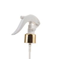 China 24/410 28/410 Electroplated Aluminum Collar Trigger Sprayer Plastic Trigger Spray Nozzle for Packaging for sale