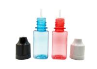 China 10ml Non-Spill Smoke Oil Bottle with PET Construction - SSOB-03 Model in Blue/Pink Colors for sale