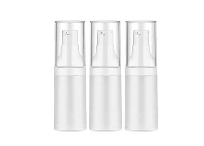 China White PP Airless Lotion Bottle 20ml Capacity - SACB-03 Cosmetic Pump Container for sale