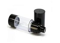 China Black 15ml 30ml 50ml Airless Cosmetic Pump Bottles - Recyclable Waste-Reducing Container for Creams for sale