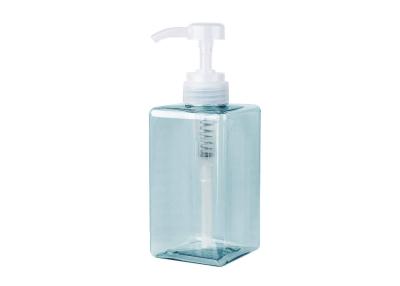 China 450ml Blue PETG Refillable Cosmetic Pump Bottles with Transparent Lotion Dispenser - SCPB-05 Model for sale