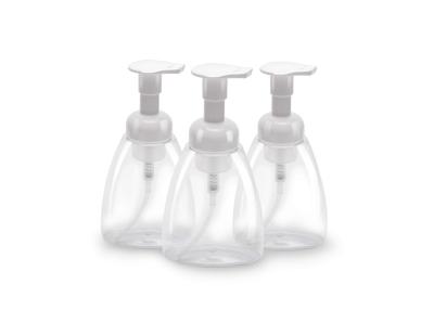China 300ml Transparent PETG Foam Pump Bottle with BPA-Free Construction for Shampoos and Facial Cleansers for sale