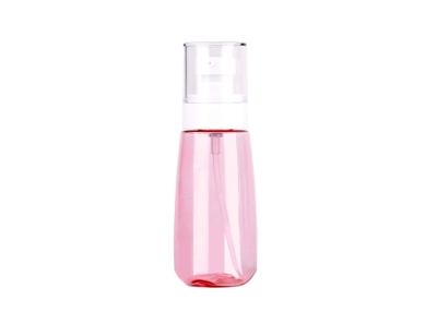 China 100ml Pink PETG Refillable Lotion Pump Bottle Portable Travel Foam Dispenser for sale