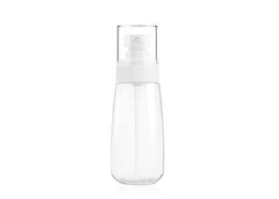 China 100ml Transparent Fine Mist Spray Bottle with White Pump for Water Perfume for sale