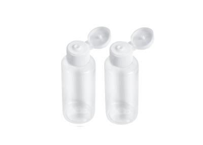 China 100ml Transparent PET Hand Cream Dispenser Bottle with White Ribbed Cap - Refillable Long Life Container for sale