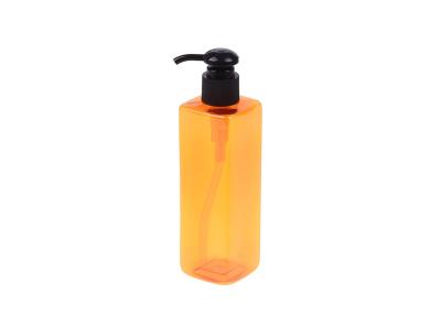 China 500ml Multi-Color Plastic PET Cosmetic Bottle with Black Foam Pump for Shampoo and Personal Care for sale