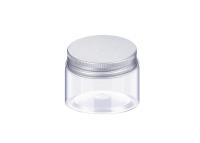 China 4 oz Aluminum Silver Lid Empty Lotion Jars - Airless Cosmetic Cream Container SCCJ-03 Model for sale