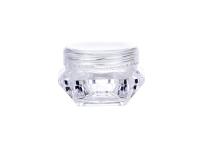China 5g Clear Cosmetic Cream Jar SCCJ-04 - BPA-Free PS Plastic Container for Cosmetics Packaging for sale
