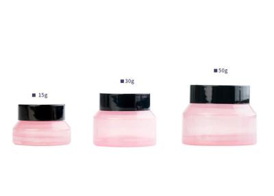 China 15g 30g 50g Food Safe Cosmetic Cream Jars - Leakproof SCCJ-08 Glass Containers for Makeup & Personal Care for sale
