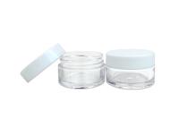 China 20g Portable Airless Cream Jar - White Cosmetic Container for Travel & Sample Packaging | SCCJ-11 Model for sale