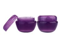 China 30ml Purple Cosmetic Jars with Inner Liners SCCJ-13 for Eye Shadows and Creams - 10,000 MOQ for sale