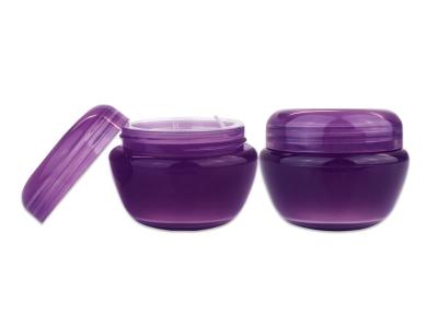 China 30ml Purple Cosmetic Jars with Inner Liners SCCJ-13 for Eye Shadows and Creams - 10,000 MOQ for sale