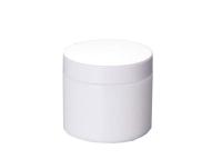 China 50ml BPA-Free White Cosmetic Cream Jar SCCJ-18 with Smooth Surface and Recyclable Design for sale
