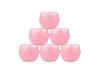 China 50g Pink Plastic Cosmetic Cream Jar with Inner Liner - SCCJ-20 Model for Lotion & Makeup Packaging for sale