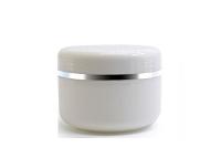 China 100ml White Portable Cosmetic Cream Jar Leak Proof Lightweight Easy Carry for sale