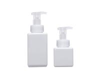 China PETG Foaming Soap Dispenser Bottle 250ml 450ml Capacity White Cosmetic Packaging Pump for sale