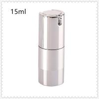 China Customized 15ml 30ml 50ml Plastic Airless Pump Vacuum Cosmetic Bottle Leakproof Controlled Dispensing Cream Lotion Packaging for sale