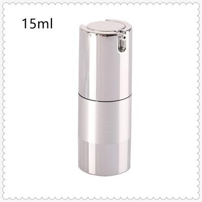 China Customized 15ml 30ml 50ml Plastic Airless Pump Vacuum Cosmetic Bottle Leakproof Controlled Dispensing Cream Lotion Packaging for sale
