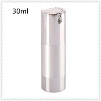 China Customized 15ml 30ml 50ml Plastic Airless Pump Vacuum Cosmetic Bottle Leakproof Controlled Dispensing Cream Lotion Packaging for sale