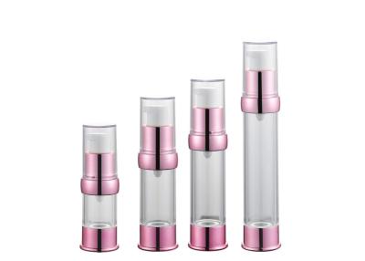China Plastic Airless Pump Bottle 10ml 15ml 20ml 30ml Variety Capacity Skin Care Cosmetic Dispenser for sale