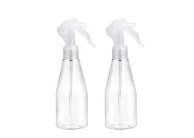 China 200ml Clear PET Mini Trigger Spray Bottle SCSB-09 for Personal Care and Household Cleaning for sale