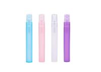 China 10ml Refillable Perfume Spray Bottle - PP Plastic Travel Atomizer in 4 Colors for sale