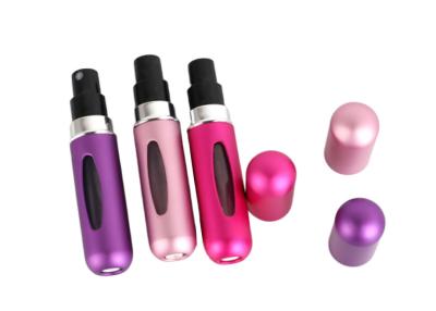 China 5ml Aluminum Pen Style Perfume Atomizer Bottle - Leak-Proof Travel Spray Container for sale