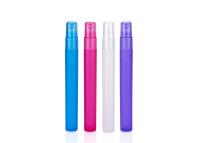 China 15ml Pen Perfume Bottle with Fine Mist Sprayer - 4 Color Options, Refillable Plastic Design for sale