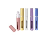 China 10ml Aluminum Perfume Bottle Fine Mist Spray Refillable Travel Size Glass Atomizer for sale