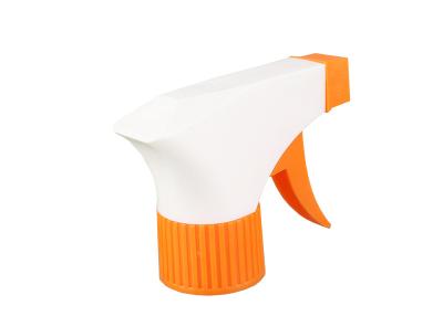 China 28/410 Orange White Chemical Resistant Trigger Sprayer with 28mm Diameter and Leak-Proof Design for sale