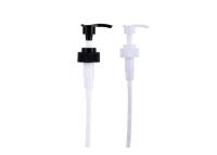 China 28/400 Universal Lotion Dispenser Pump for Liquid Soap and Conditioner Bottles - Black/White Plastic Construction for sale
