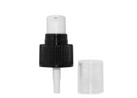 China 24mm Ribbed Surface Plastic Treatment Pump with Half Cover Assembly for Cosmetic Bottles - SPTP-03 Model for sale