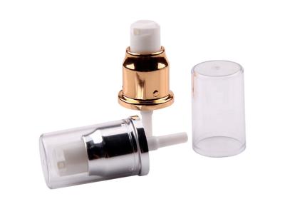 China 20mm Aluminum Cosmetic Cream Pump Dispenser - Gold & Silver Finish for Personal Care Products with 7000pcs MOQ for sale