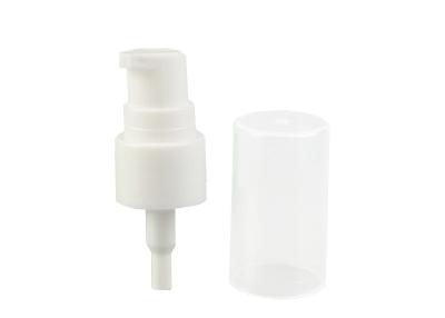 China White 20mm Non-Spill Plastic Treatment Pump | BPA-Free Food Safe Design for Creams and Cosmetics for sale