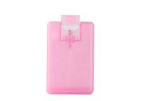 China Plastic Credit Card Perfume Spray Bottle 20ml Portable Travel Size Reusable for sale