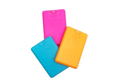 China 20ml Mini Plastic Spray Bottle Variety Colors Durable PP Travel Perfume Bottle for sale
