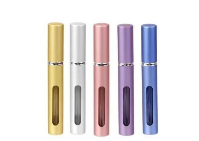 China 5ml Fine Mist Sprayer Pen Perfume Bottle - Aluminum Glass Travel Container for Personal Care Products for sale