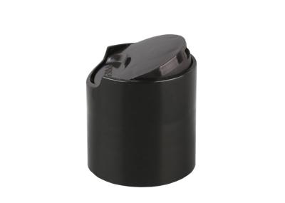 China Black 20/410 Plastic Bottle Caps - Recyclable BPA-Free PP Material for Cosmetic Containers (5000pcs MOQ) for sale