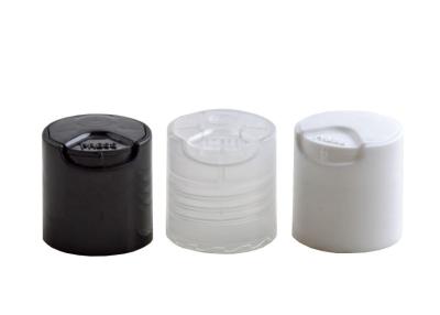 China 20mm Transparent Flip Top Dispensing Caps - PP Plastic Chemical Resistant Bottle Caps for Cosmetics for sale